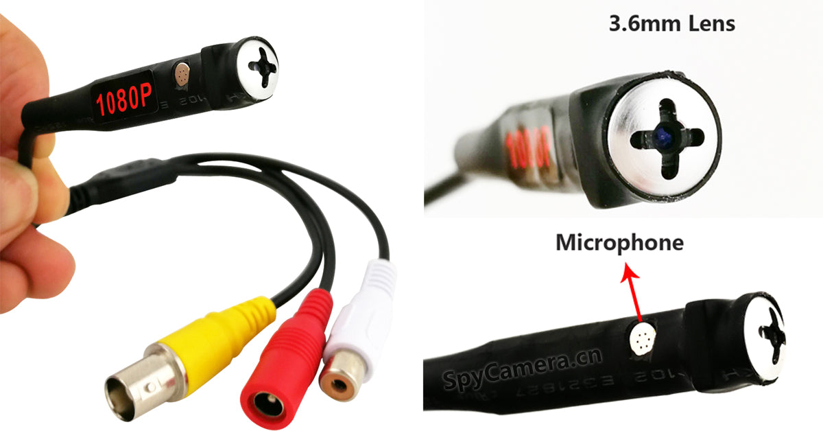Mini HD CCTV Camers-Analog/AHD/Bullet/Screws/Spy/Hidden/Pinhole Cams ...