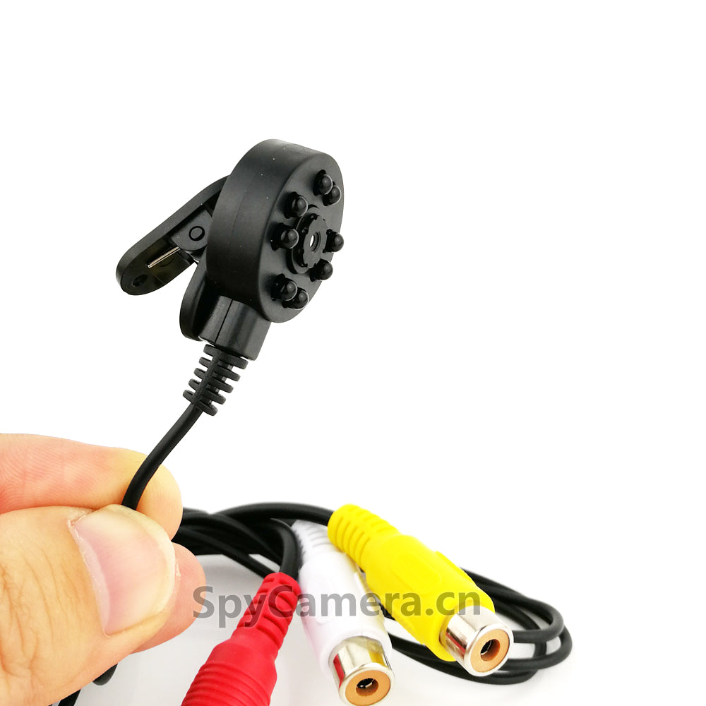 YinRuins Micro Mini Analog Hidden Spy Camera with 8PCS 940nm IR LEDs N ...